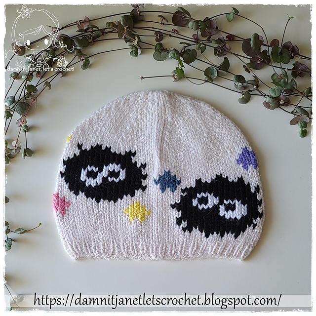 Ravelry: Soot Sprite Beanie pattern by Janet Carrillo