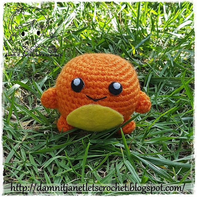 Ravelry: Chibi Charmander (pokemon) pattern by Janet Carrillo