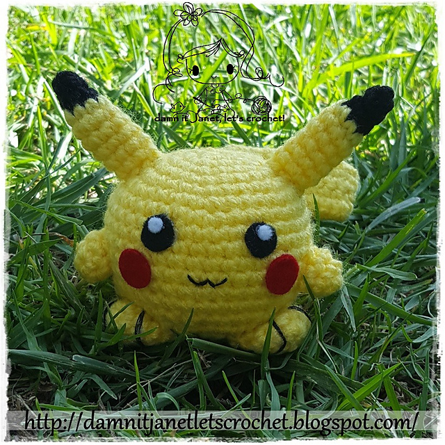 Ravelry: Chibi Pikachu (pokemon) pattern by Janet Carrillo