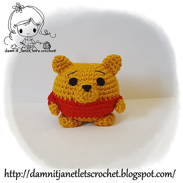 Ravelry: Round Plush Winnie the Pooh pattern by Janet Carrillo