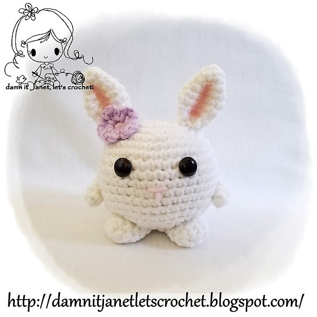 Ravelry: Round Plush Bunny pattern by Janet Carrillo