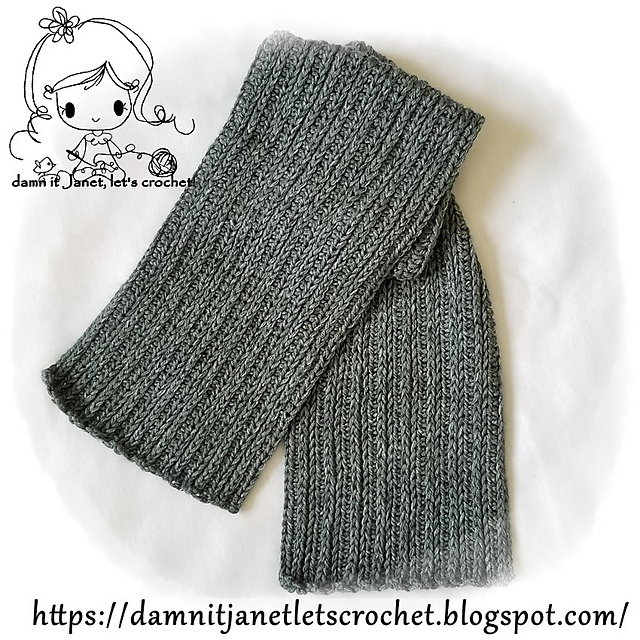 Ravelry: Easy Crochet Knit-Like Scarf pattern by Janet Carrillo