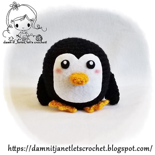 Ravelry: Round Plush Penguin pattern by Janet Carrillo