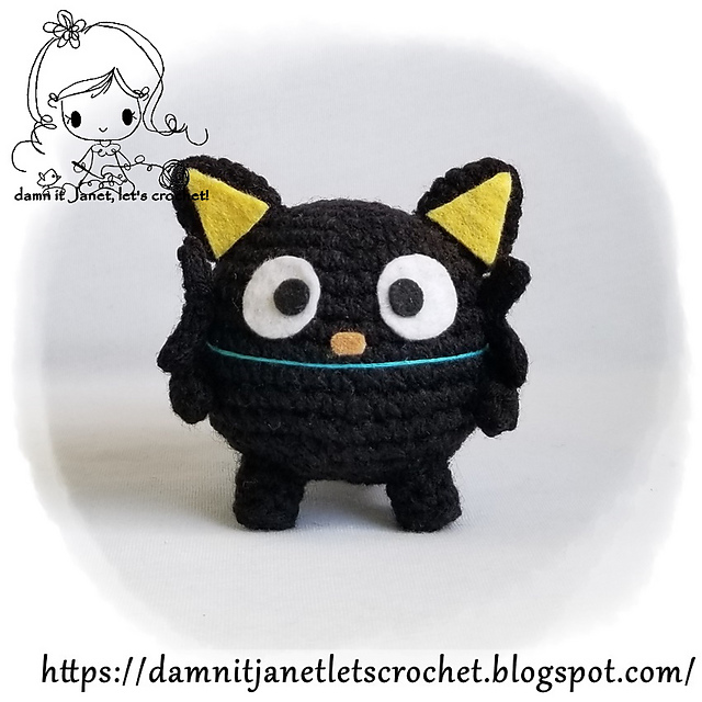 Ravelry: Round Plush Chococat pattern by Janet Carrillo