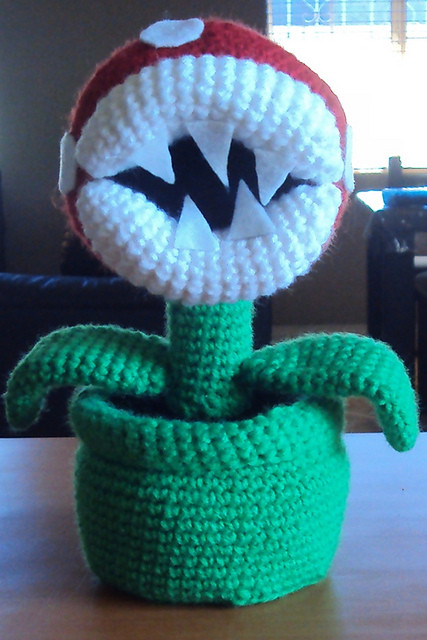 Ravelry: Mario Bros. Piranha Plant pattern by Janet Carrillo