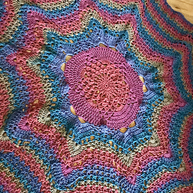 Ravelry: Wildfire Flower pattern by M. Kilpatrick