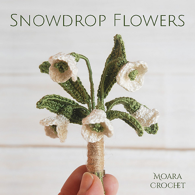 Ravelry: Snowdrop Flowers pattern by Roseanna Murray