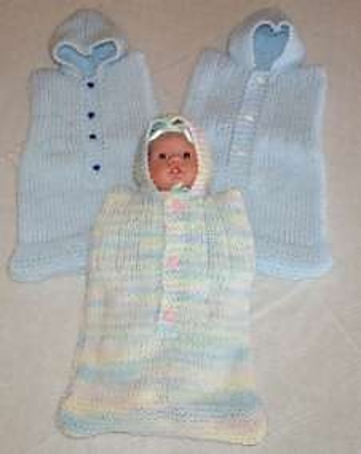 Ravelry: Preemie Burial Bunting pattern by Janice Helge