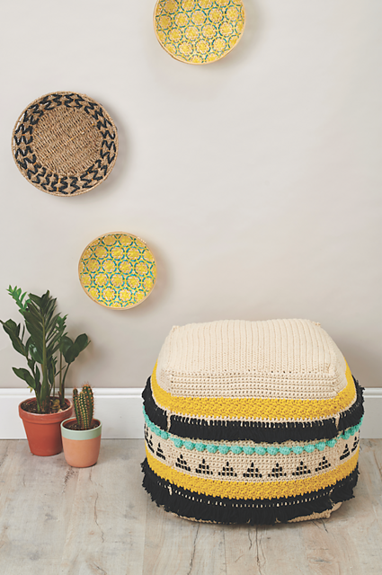 Ravelry: Moroccan Pouffe pattern by Victoria Haynes