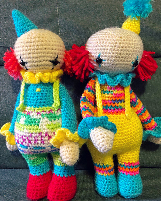 Ravelry: Louis the Clown pattern by Jamie Oakes