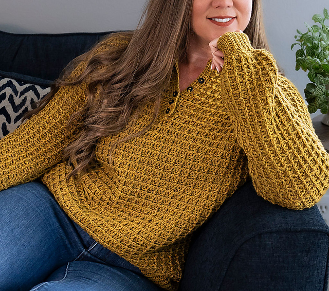 Ravelry: Apricity Henley pattern by Michelle Ferguson