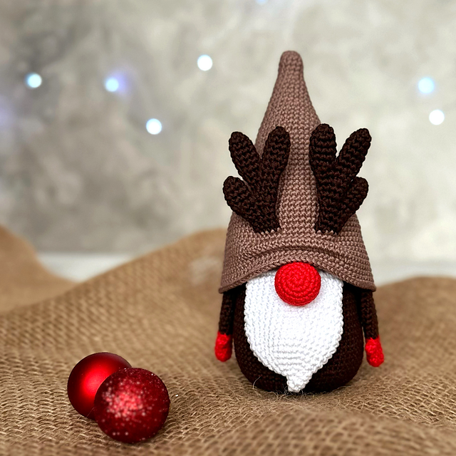 Ravelry: Gnome Rudolph pattern by Shvetsova Olga