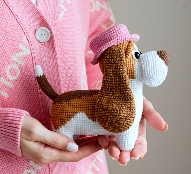 Ravelry: Dog Basset Hound pattern by Shvetsova Olga