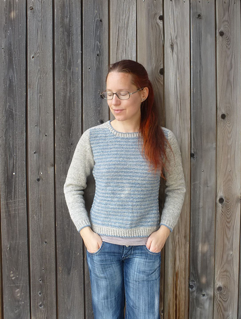 Ravelry: Stripey Swiss Sheep Sweater pattern by Mona C. NicLeòid