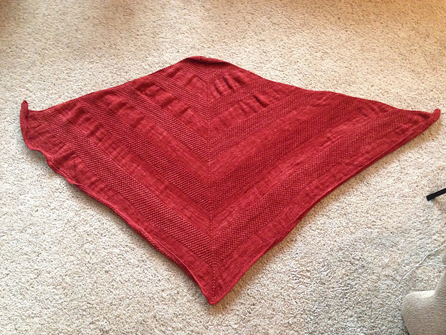 Ravelry: Monalogue's Textured Shawl