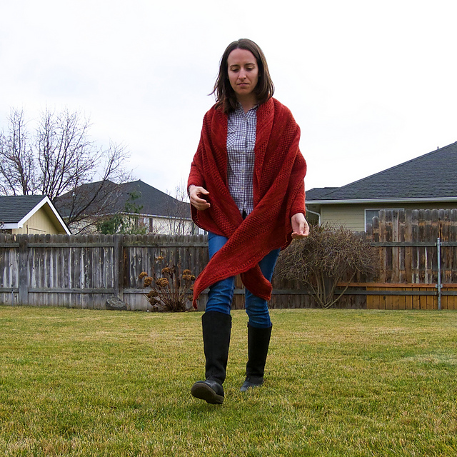 Ravelry: Monalogue's Textured Shawl