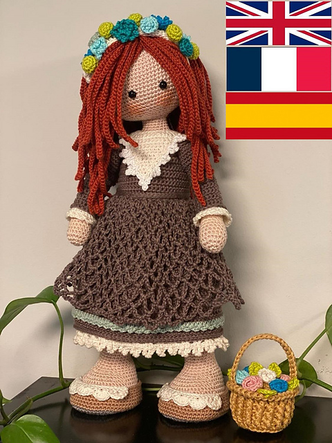Ravelry: Doll Flora pattern by Monica Matei