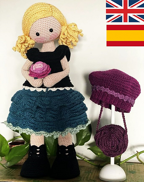 Ravelry: Doll Rose pattern by Monica Matei
