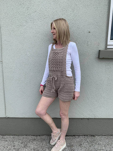 Ravelry: Cable Pocket Dungarees pattern by James Cummins