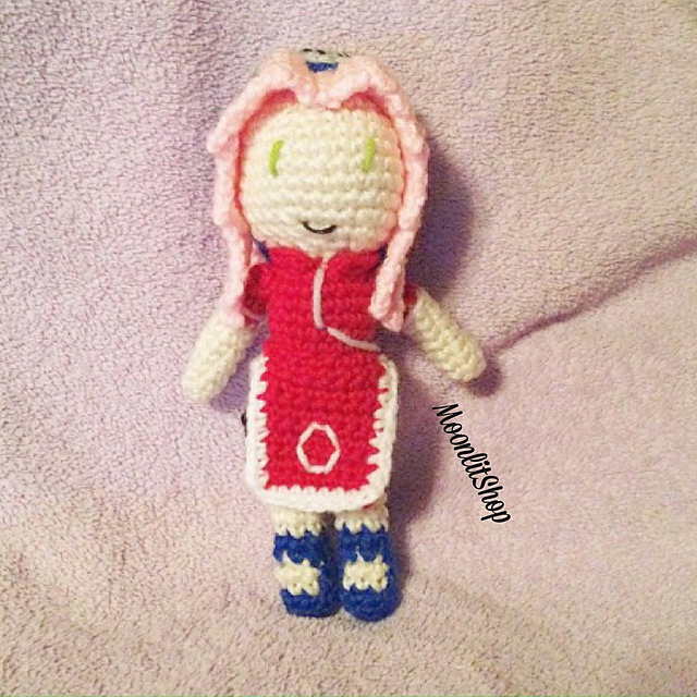 Ravelry: Sakura Haruno pattern by MoonlitShop Patterns