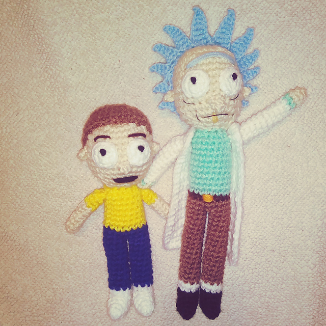 Ravelry: Rick & Morty pattern by MoonlitShop Patterns