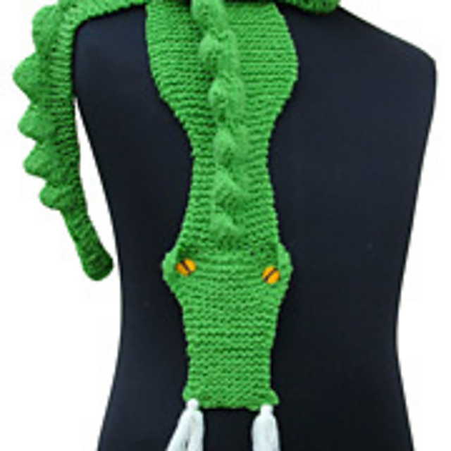 Ravelry: Morehouse Dragon Scarf pattern by Morehouse Designs