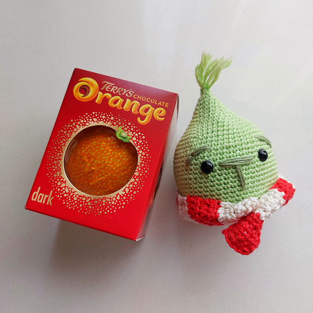Ravelry: Grinch chocolate orange cover pattern by By Morgan