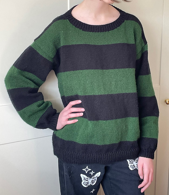 Ravelry: Simply Striped pattern by Sandy Chapman