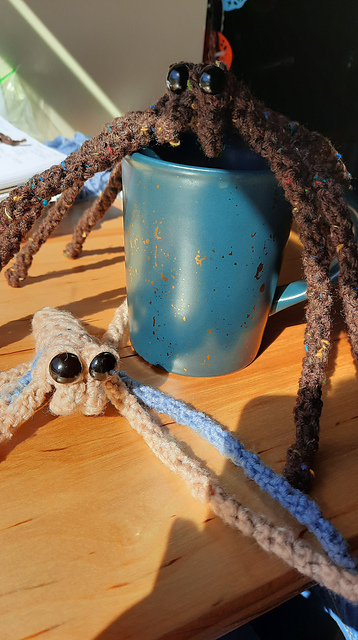 Ravelry: Ogre Faced Spider Amigurumi pattern by AngryKat Designs