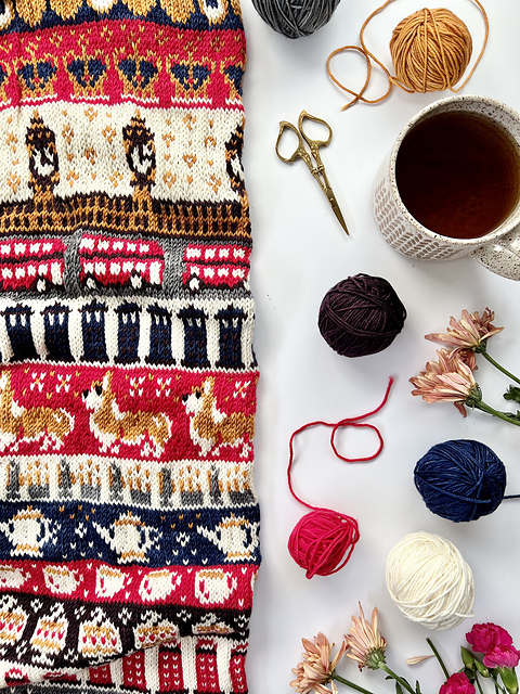 Ravelry: London Doodle (Infinity Cowl) pattern by Jamie Lomax