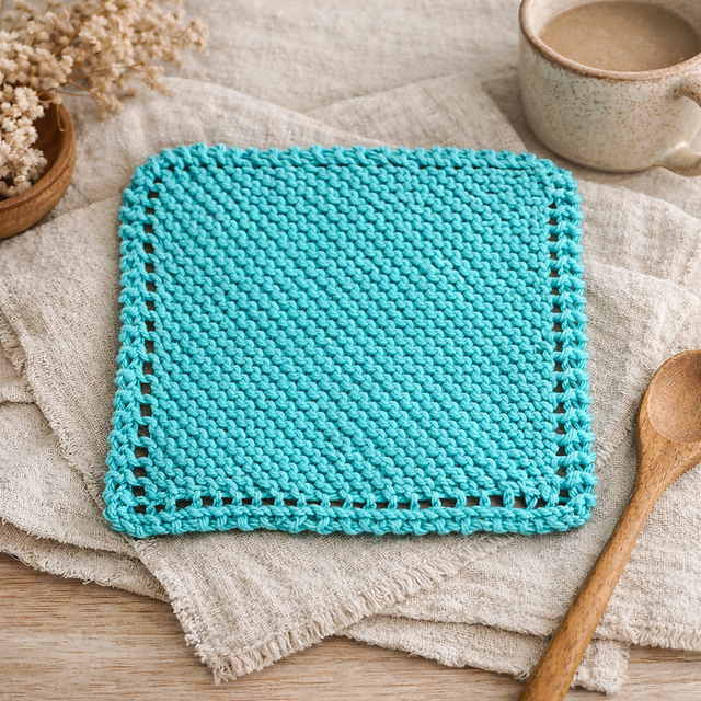 Ravelry: Garter Stitch Knit Dishcloth pattern by Heather Castle, Castle ...