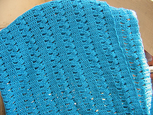 Ravelry: Climbing Shells Baby Afghan pattern by Marsha Rader