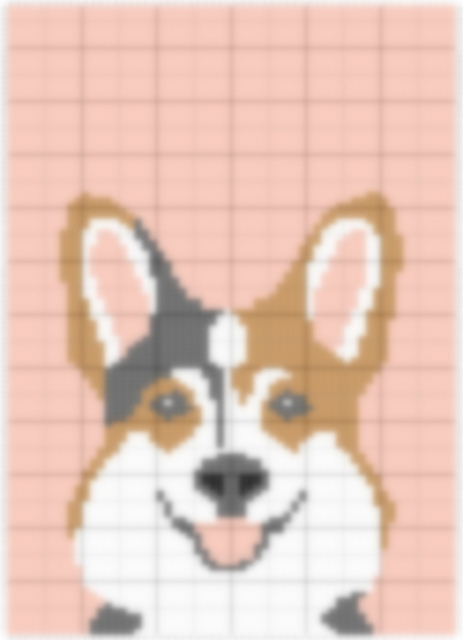 Ravelry: Corgi chart pattern by Lyudmila Aksenik Old