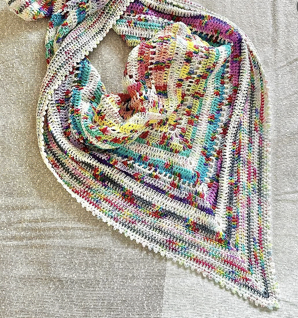 Ravelry: Rainbow Rays Shawl pattern by Lisa Browell