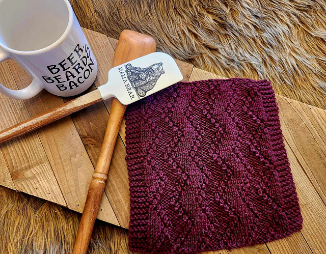 Ravelry: Seeded Ziggy Cloth pattern by Jennifer E Reynolds