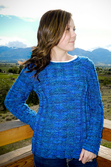 Ravelry: Valley Pullover pattern by Lesley Jennings