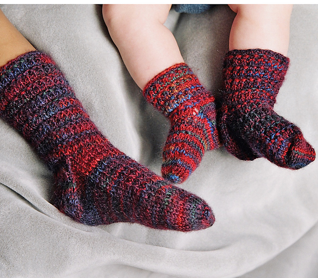 Ravelry: Family Socks pattern by Patti Lesnik
