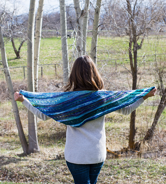 Ravelry: Color Study Boomerang Scarf pattern by Diana McKay