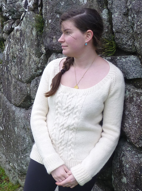 Ravelry: Modern Cable Sweater pattern by Munro Sisters3