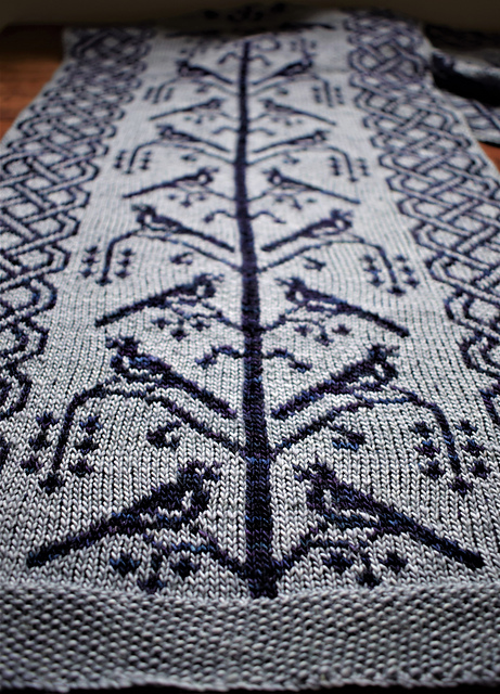 Ravelry: Celtic Birds Wrap pattern by Munro Sisters3