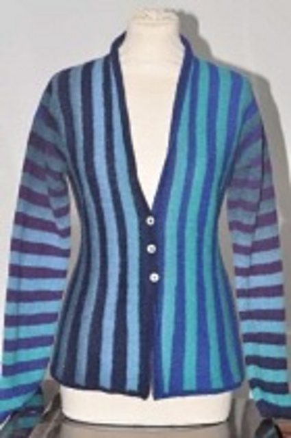 Ravelry: Vertical Stripes Cardigan pattern by SKD Yarns