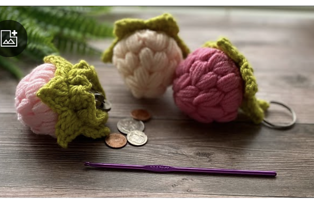 Ravelry: Strawberry Coin Purse pattern by MUSHYY