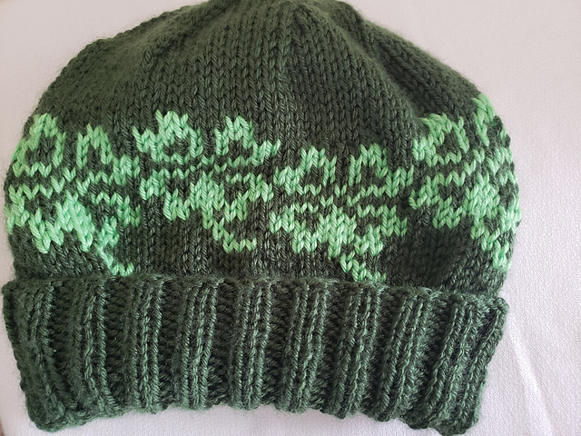 Ravelry: Lucky Four-Leaf Clover Hat pattern by Becky X Designs