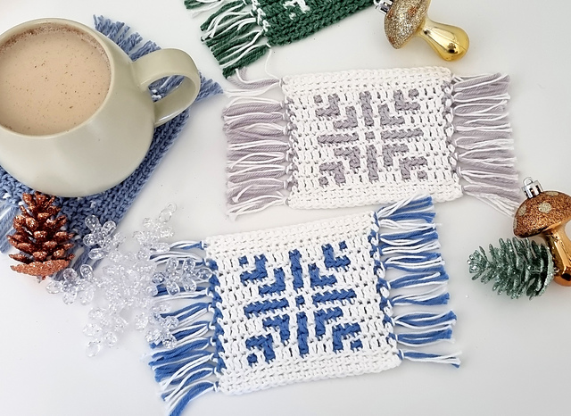 Ravelry: Snowflake Coaster pattern by Olga Vogel