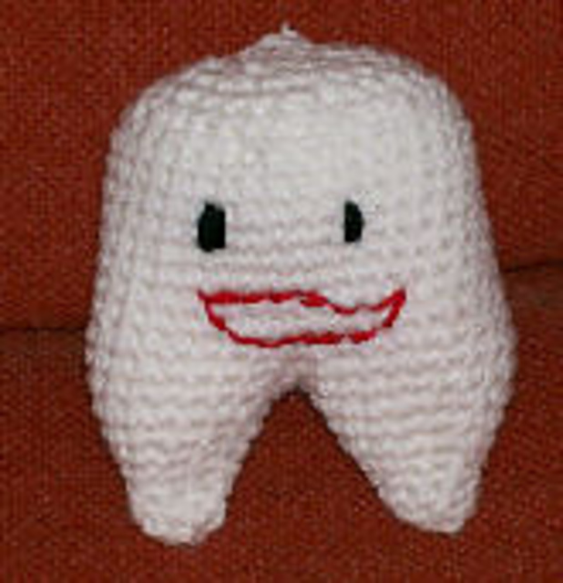 Ravelry: Crocheted Tooth pattern by Debbie Gerrard