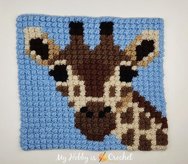 Ravelry: Bobble Giraffe Block pattern by Kinga Erdem