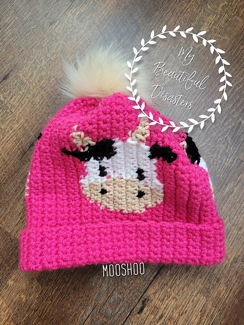 Ravelry: MooShoo Cow Hat (teen\adult) pattern by Jenny Freeman