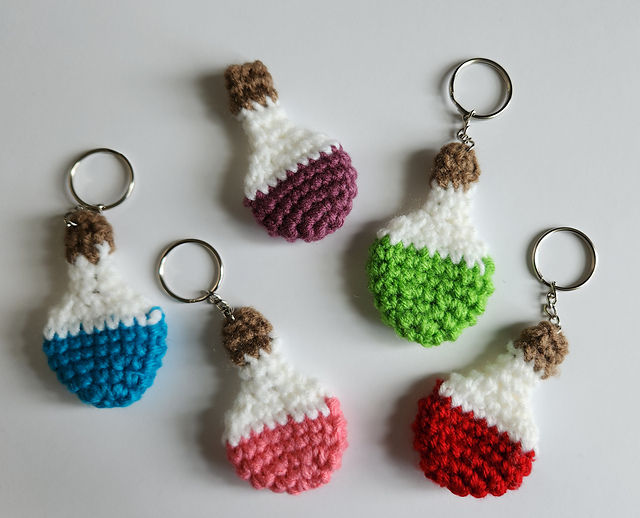 Ravelry: Potion Bottle Keychain pattern by Mystic Hook Crochet