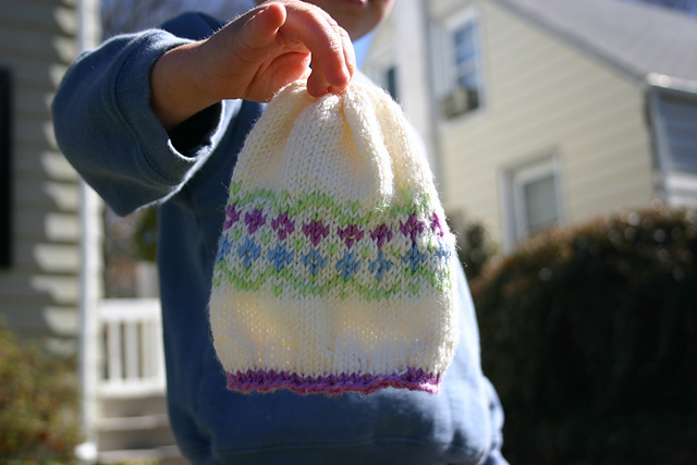 Ravelry: Baby Fair Isle Hat pattern by Helen Rose