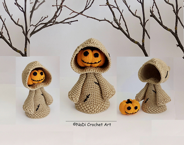 Ravelry: Pumpkin Head Halloween Monster pattern by Nadi Steiner